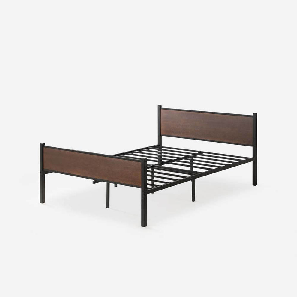 Tucker Metal and Wood Bed Frame Queen | Original Mattress Factory Australia