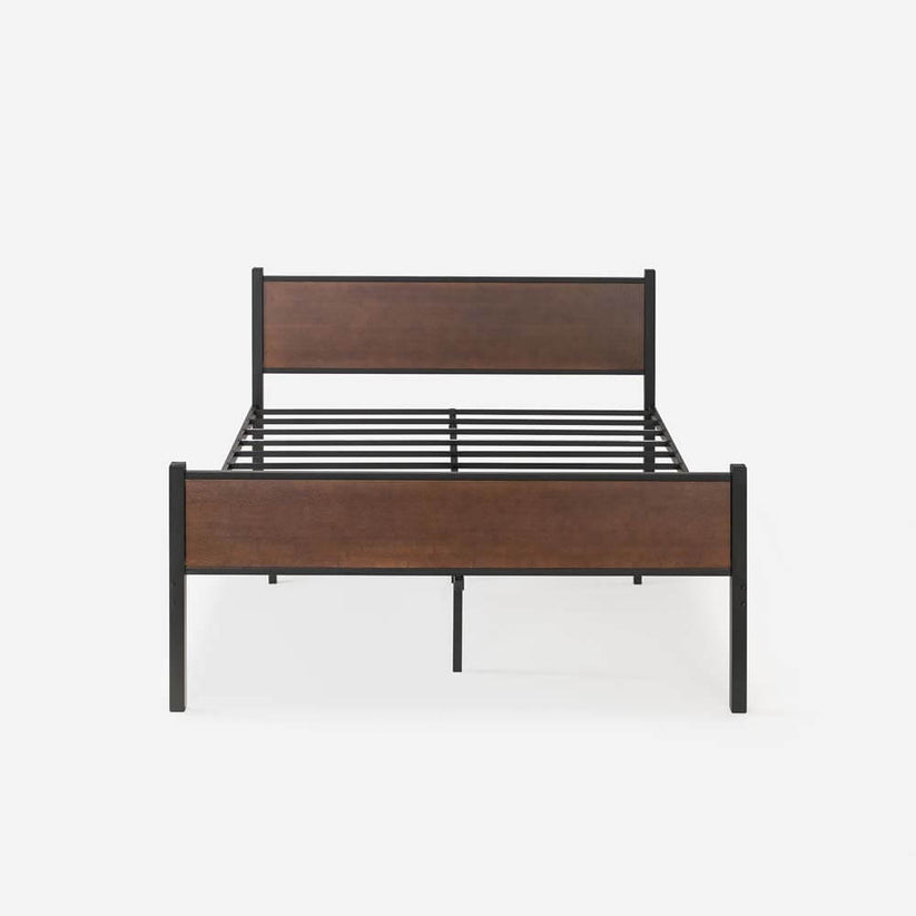 Tucker Metal and Wood Bed Frame Queen | Original Mattress Factory Australia