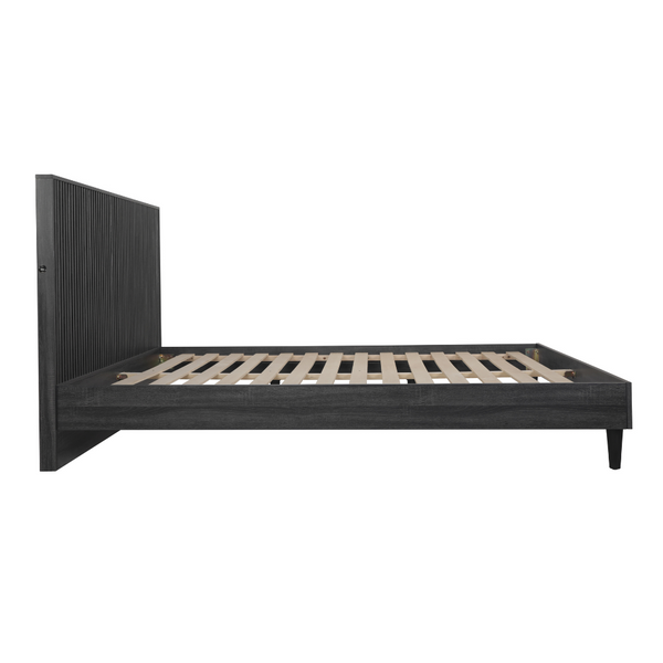 Alpine Bed Frame Charcoal Queen | Original Mattress Factory Australia