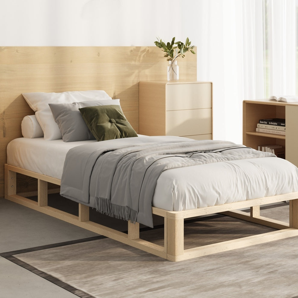 Apato Pinewood Bed Base - King Single | Original Mattress Factory Australia