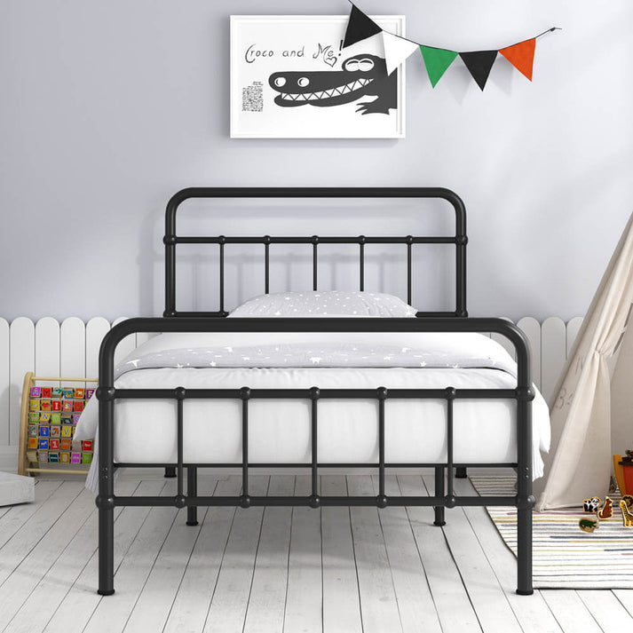 Jamie King Single Bed Black | Original Mattress Factory Australia