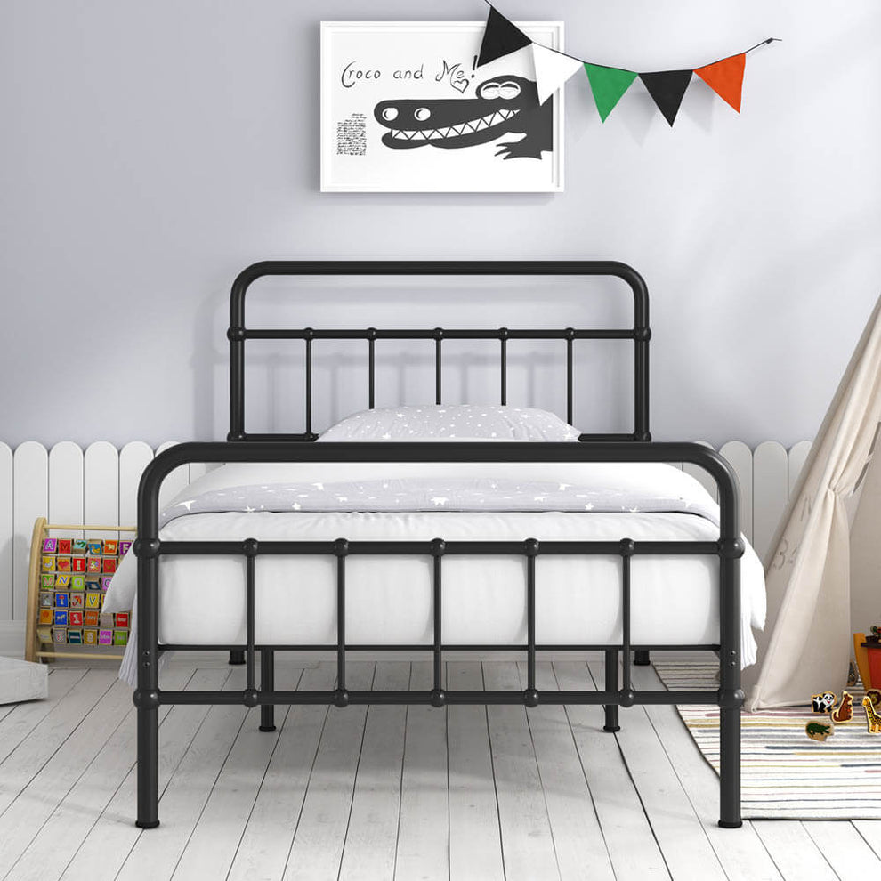Jamie King Single Bed Black | Original Mattress Factory Australia